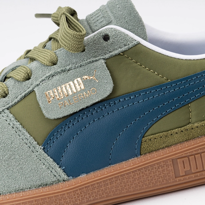 PUMA Men Palermo OG Olive Green Eucalyptus Ocean Tropic | Sneaker District