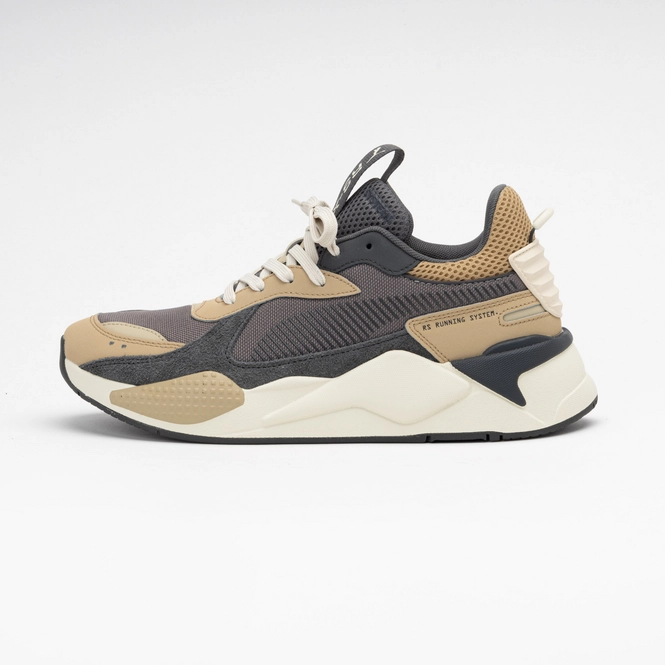 PUMA Men RS-X Suede Cool Dark Gray-Prairie Tan 24 | Sneaker District COM