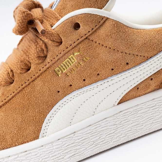PUMA Men Suede XL Hairy Beige | Sneaker District