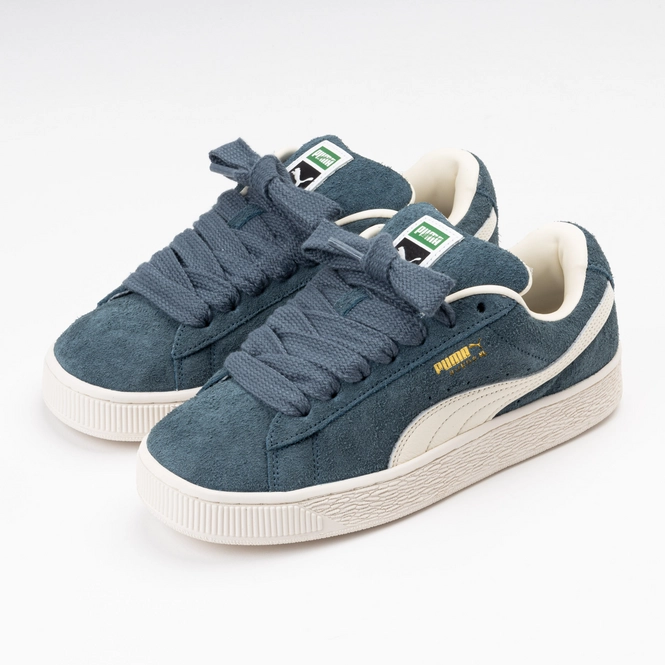PUMA Men Suede XL Hairy Gray | Sneaker District