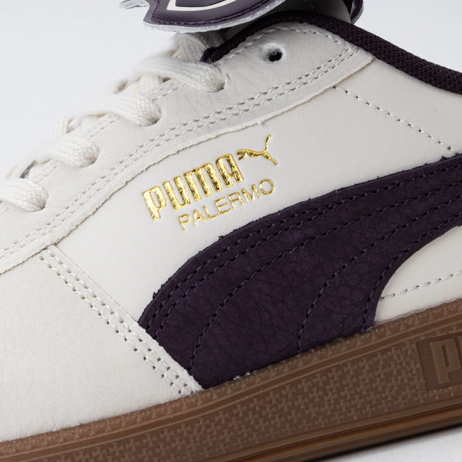PUMA Unisex Palermo Premium Alpine Snow Midnight Plum | Sneaker District