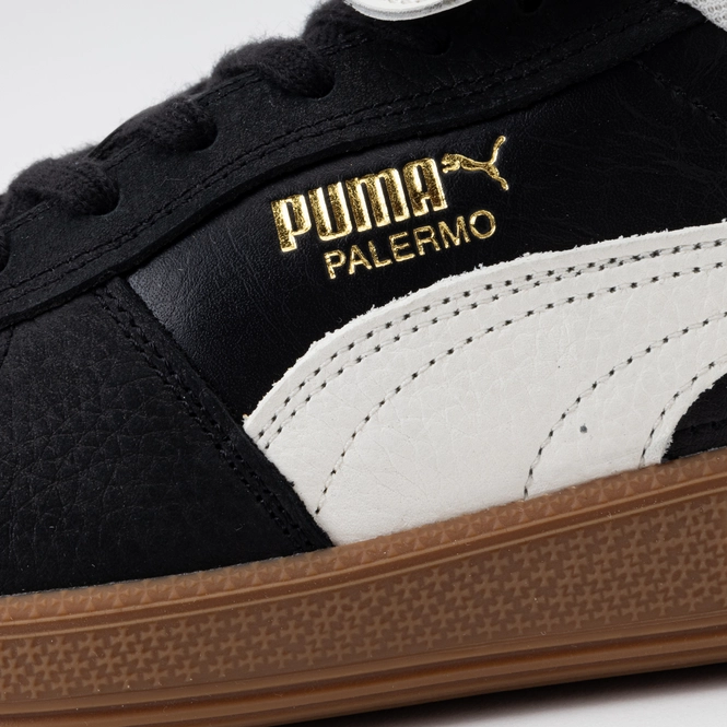 PUMA Unisex Palermo Premium PUMA Black Warm White | Sneaker District