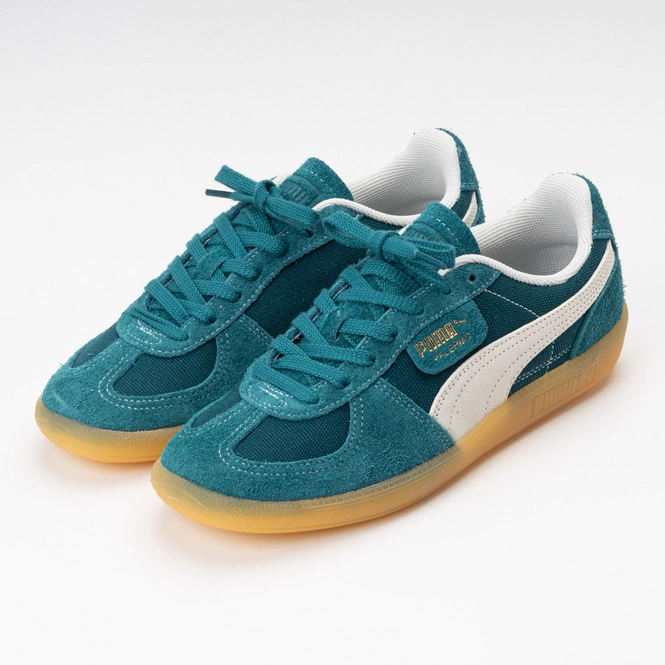 Puma Unisex Palermo Vintage Cold Green Frosted Ivory | Sneaker District