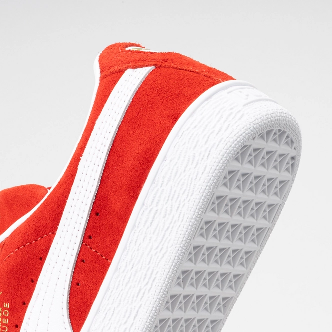 PUMA Unisex Suede Classic For All Time Red White | Sneaker District