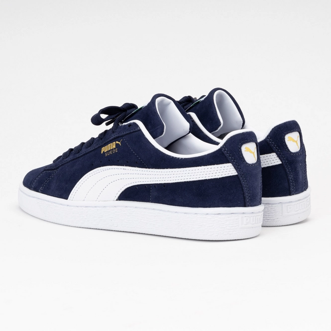 PUMA Unisex Suede Classic Navy White | Sneaker District