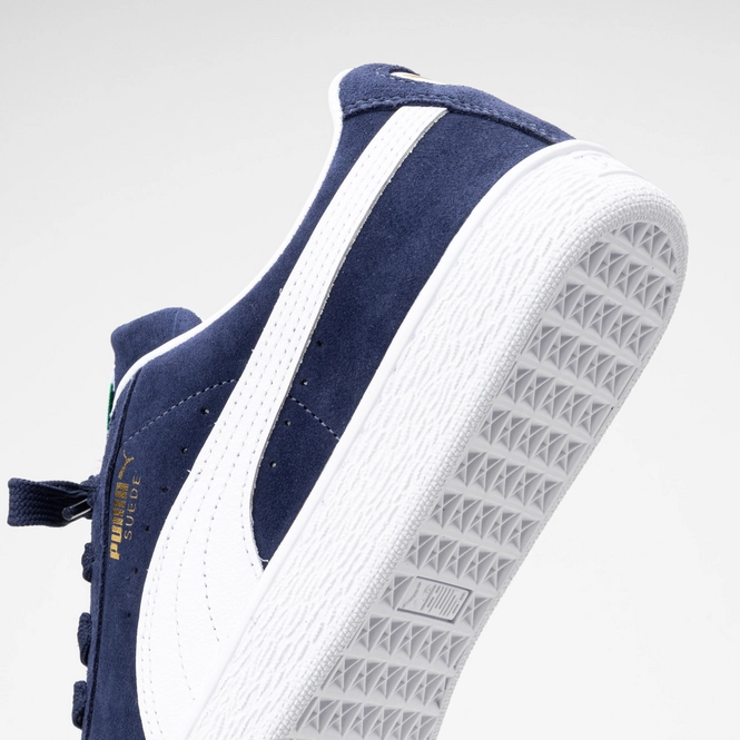 PUMA Unisex Suede Classic Navy White | Sneaker District