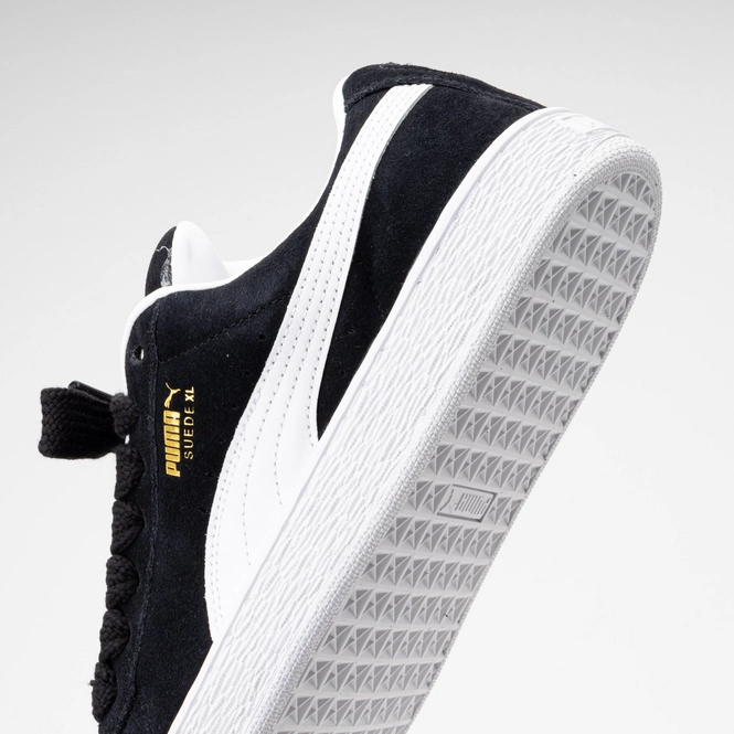 PUMA Unisex Suede XL Black White | Sneaker District