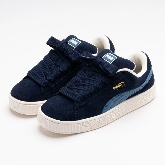 Puma Unisex Suede XL Club Navy Blue Horizon | Sneaker District