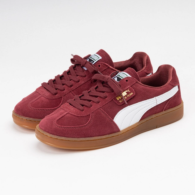 PUMA Unisex Super Team Suede Team Regal Red White Gum | Sneaker District