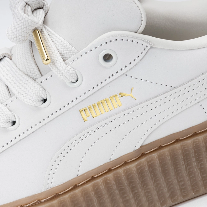 Sneaker Fenty x PUMA Women Creeper Phatty Nubuck Warm White Gold Gum ...