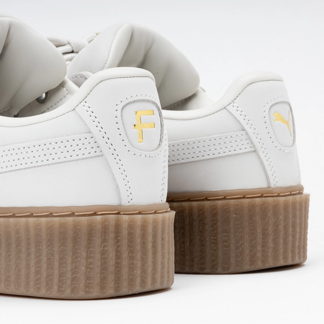 Fenty x PUMA Women Creeper Phatty Nubuck Warm White Gold Gum | Sneaker ...