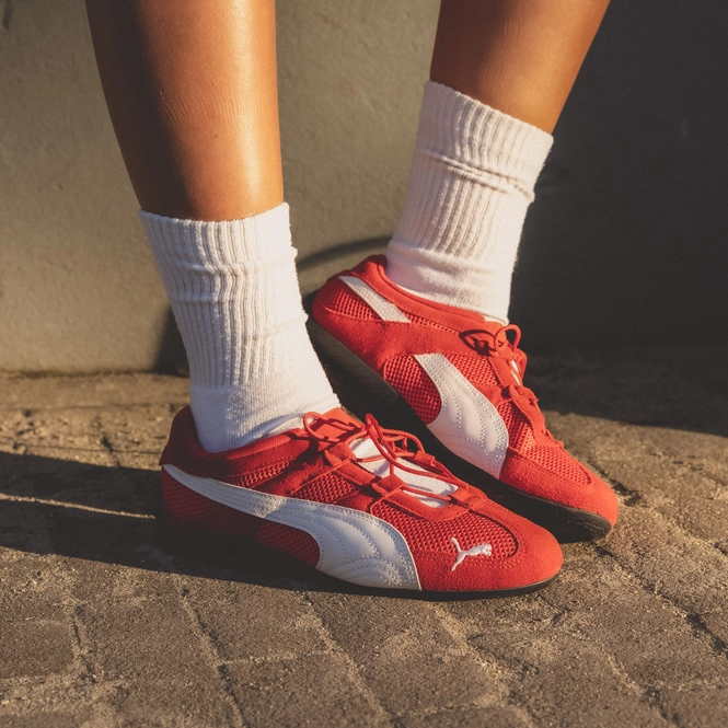 PUMA Women Speedcat Go Wns For All Time Red PUMA White | Sneaker District