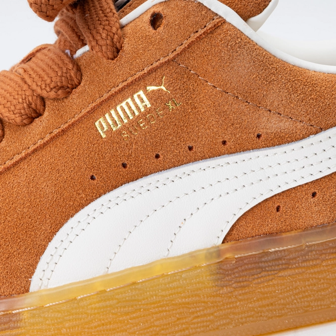 PUMA Women Suede XL Brandy Warm White | Sneaker District