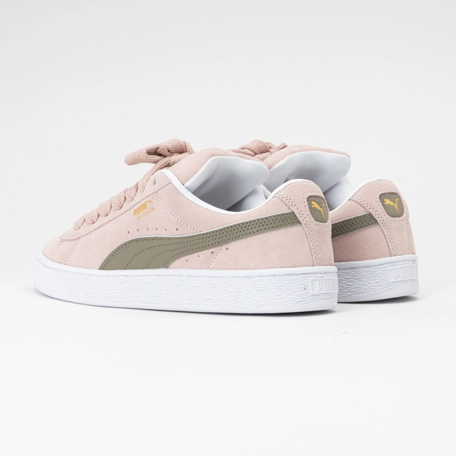 PUMA Women Suede XL Rose Quartz Velvet Moss PUMA White | Sneaker District