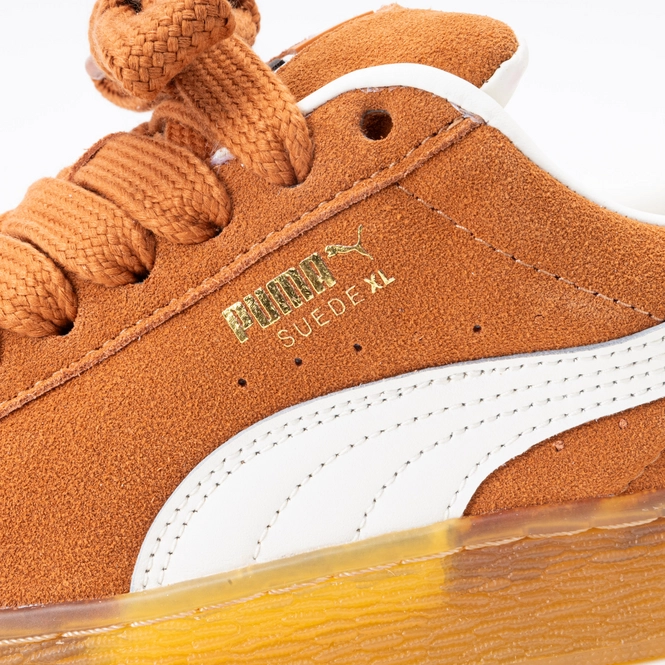 PUMA Youth Suede XL Brandy Warm White | Sneaker District