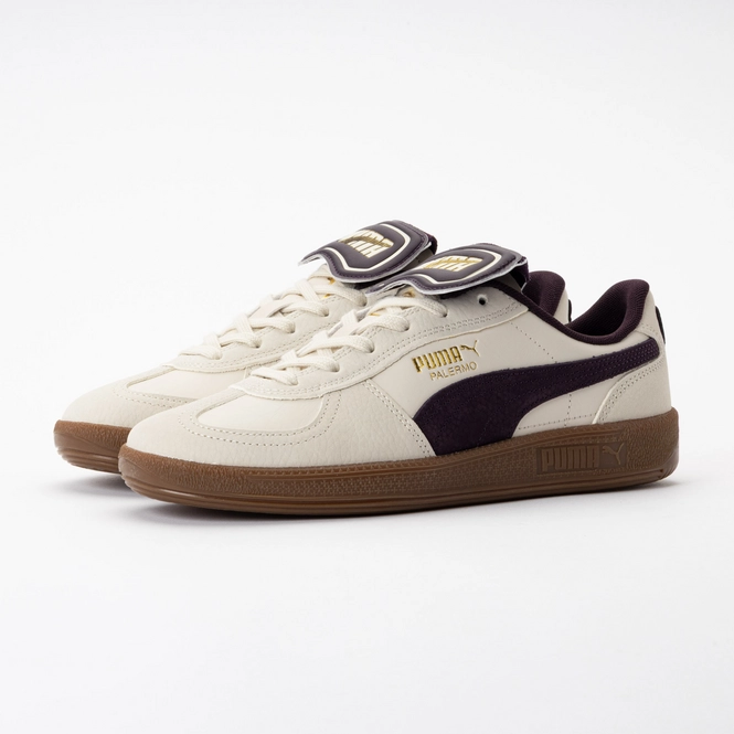 PUMA Unisex Palermo Premium Alpine Snow Midnight Plum | Sneaker District