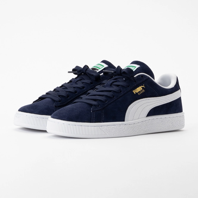 Trainers PUMA Unisex Suede Classic Navy White | Sneaker District COM