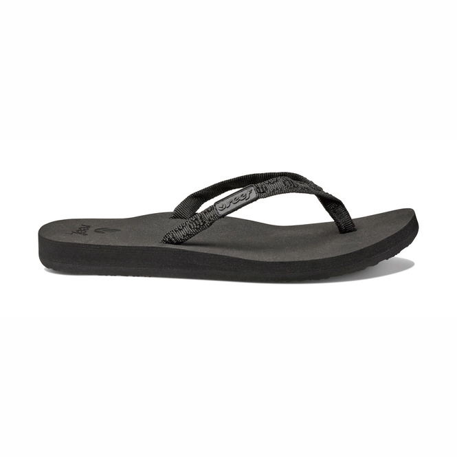 Tongs Reef Ginger Noir Femme | Bainetplage