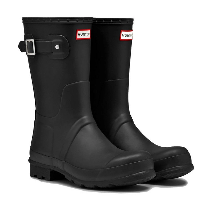 Wellies Hunter Original Short Wellington Black | Outdoorsupply.co.uk