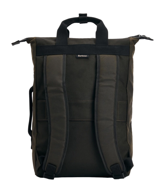 Rugzak Barbour Unisex Field Wax Backpack Olive Black | Outdoorsupply