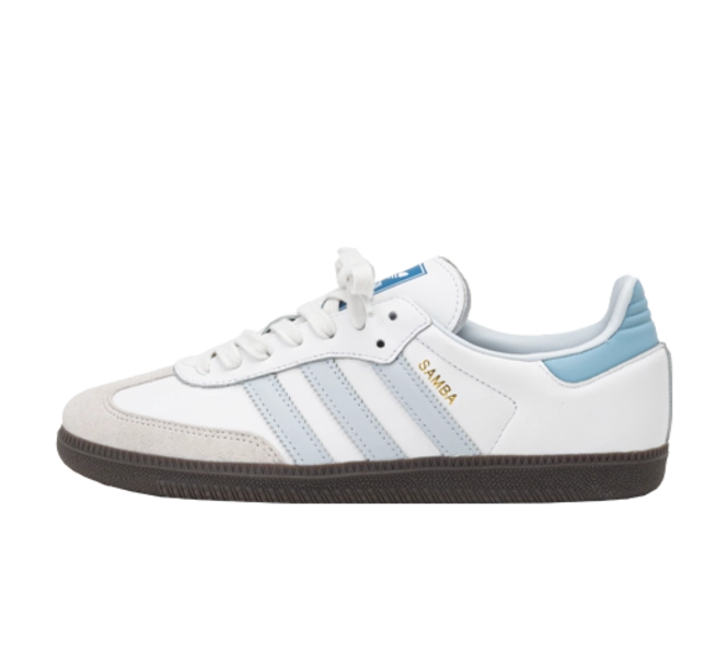 adidas Samba OG Cloud White / Halo Blue / Gum5 | Sneaker District COM