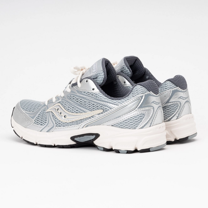 Saucony Women Ride Millennium Silver/Cream | Sneaker District