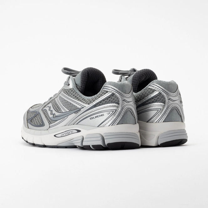 Saucony Unisex Progrid Guide 7 Grey/Silver | Sneaker District