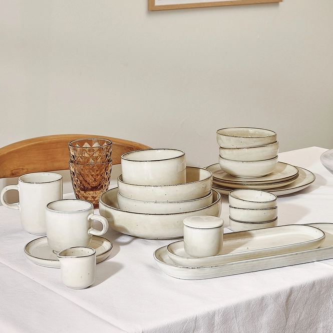 Servies Salt & Pepper Meridian Ivory (16er Set) | Kochexperte