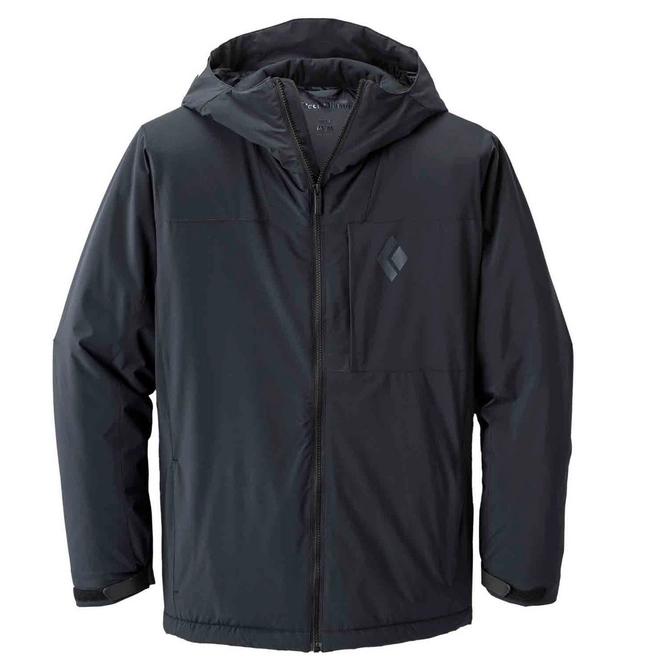 Ski Jacket Black Diamond Men Pursuit Hoody Black | Outdoorsupply.co.uk