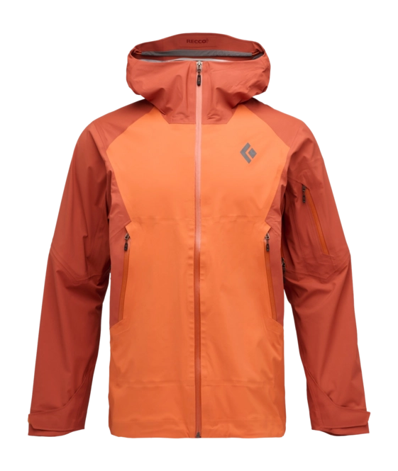 Ski Jacket Black Diamond Men Recon LT Stretch Shell Saffron/Burnt ...