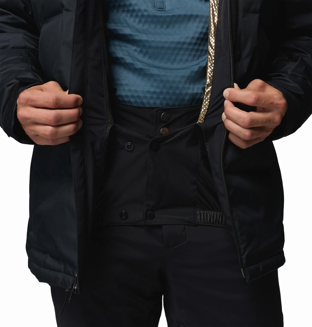 Veste de Ski Columbia Homme Glacier Ridge Down Jacket Black ...