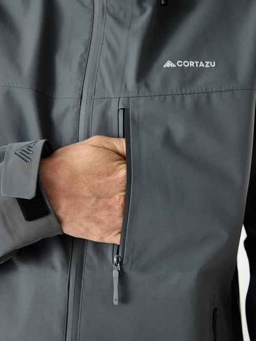Ski Jacket Cortazu Men AW Hardshell Jacket 10M Mid Grey | Outdoorsupply ...