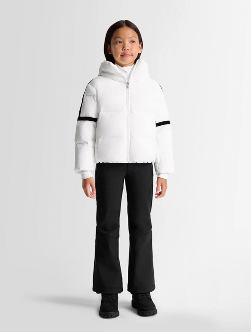 Ski Jacket Fusalp Kids Barsy Jr Neige/Noir | Outdoorsupply.co.uk