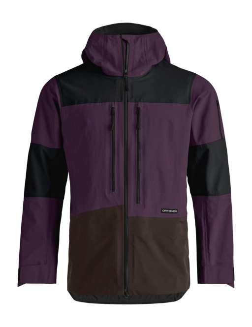 Ski Jas Ortovox Men Ravine Free 3L Jacket Dark Wild Berry | Outdoorsupply