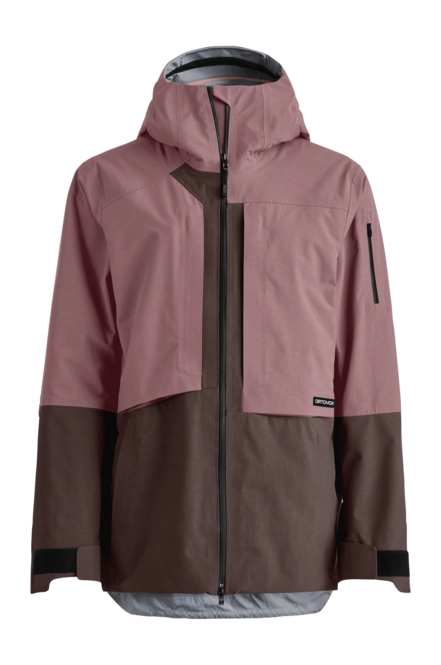Ski Jacket Ortovox Women Ravine Plus 3L Jacket Dusk Rose ...