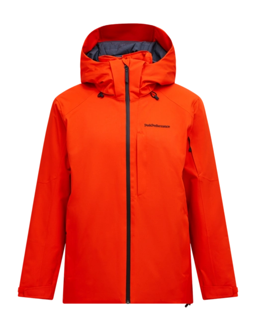 Ski Jacket Peak Performance Men Maroon HIPE 2L Insulated Shell Jacket ...