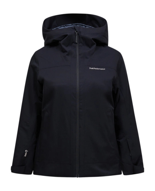 Ski Jacket Peak Performance Women Rider Tech HIPE 2L Insulated Shell Jacket Black ...