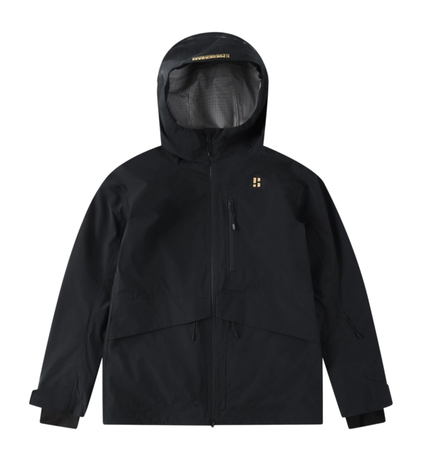 Ski Jacket Poederbaas Men Freeride 3L Shell Jacket Black ...