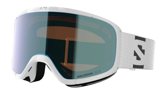 Ski Goggles Salomon Unisex Aksium 2.0 Photochromic White / Blue ...