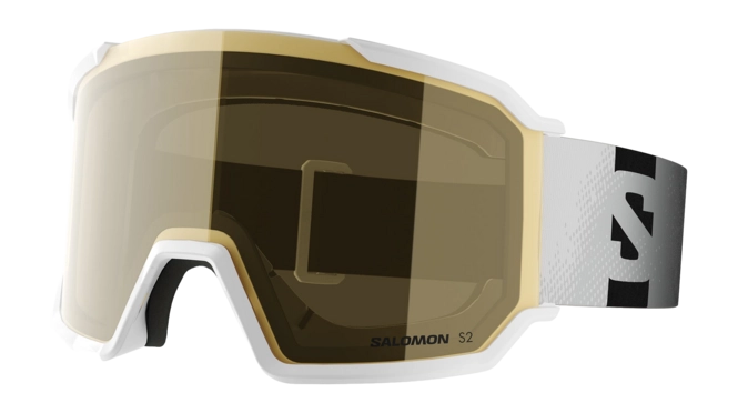 Ski Goggles Salomon Unisex S/View 3 Access White / Gold | Outdoorsupply ...