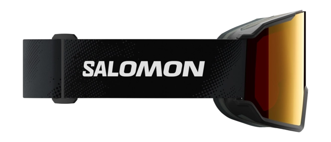 Ski Goggles Salomon Unisex S/View 3 ML Black / Mid Red | Outdoorsupply ...