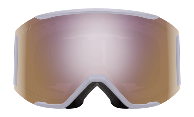 Ski Goggles Smith Unisex Squad Mag ChromaPop Everyday Rose Gold Mirror ...