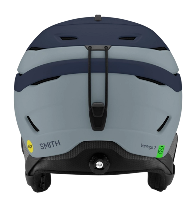 Ski Helmet Smith Unisex Vantage 2 MIPS Matte Royal Navy Wolf Gray ...