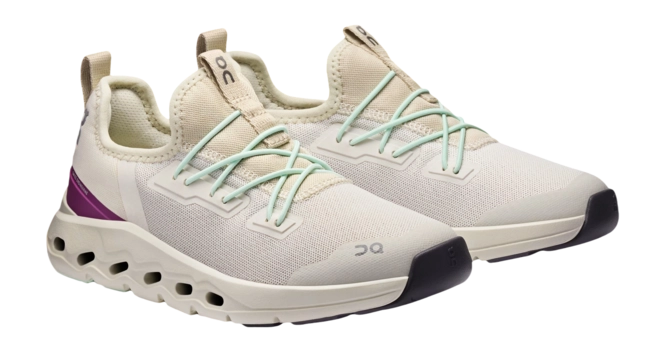 Sneaker On Running Kids Cloudleap Chalk Elderberry | Outdoorsupply