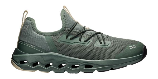 Sneaker On Running Kids Cloudleap Olive Ghost | Outdoorsupply