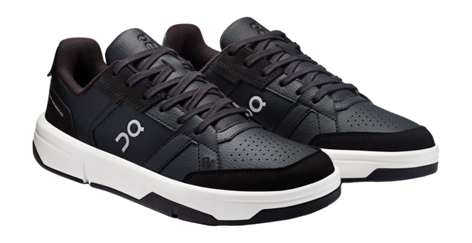 Sneaker On Running Women THE ROGER Clubhouse Black White | Outdoorsupply
