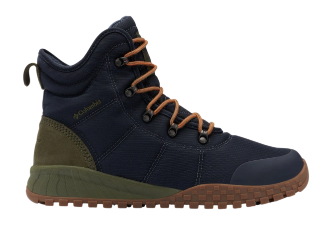 Snow Boot Columbia Men Fairbanks Omni-Heat Abyss Dark Adobe ...