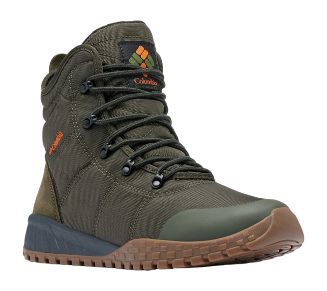 Snow Boot Columbia Men Fairbanks Omni-Heat Deep Olive Desert Sun ...
