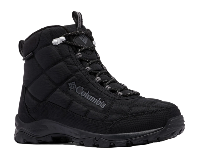 Snow Boot Columbia Men Firecamp Boot Black City Grey | Outdoorsupply.co.uk