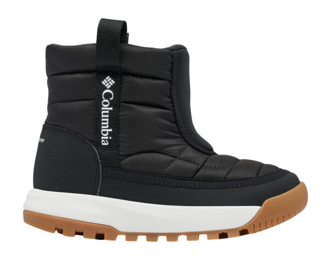 Snow Boot Columbia Youth Snowtrot Mid Black Sea Salt | Outdoorsupply.co.uk